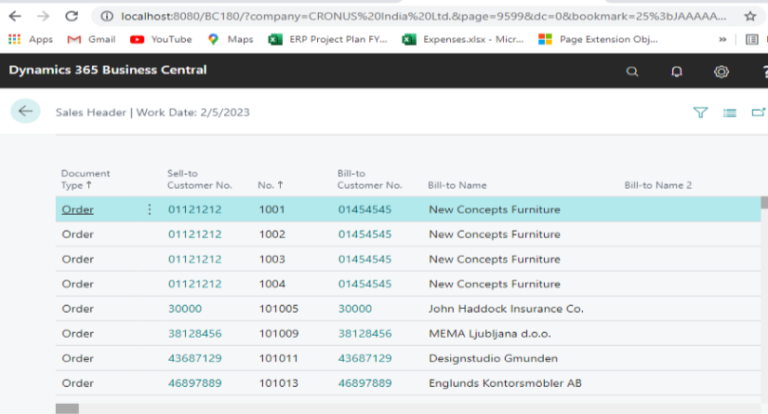 Viewing Table Data Directly From The Web Client In D365 BC