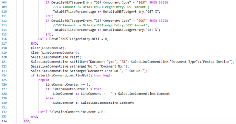 Sales Invoice Report Format And Development In D365 BC