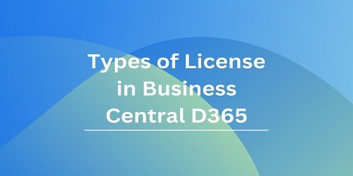 Types Of License In Business Central D365