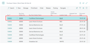 How To Receive And Invoice Purchase Document In D365 BC
