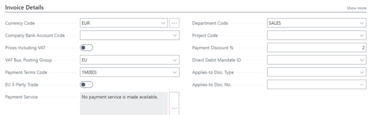 How To Create Sales Order In Business Central D365