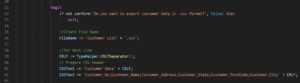 Generate CSV File Format In Business Central D365 Using AL